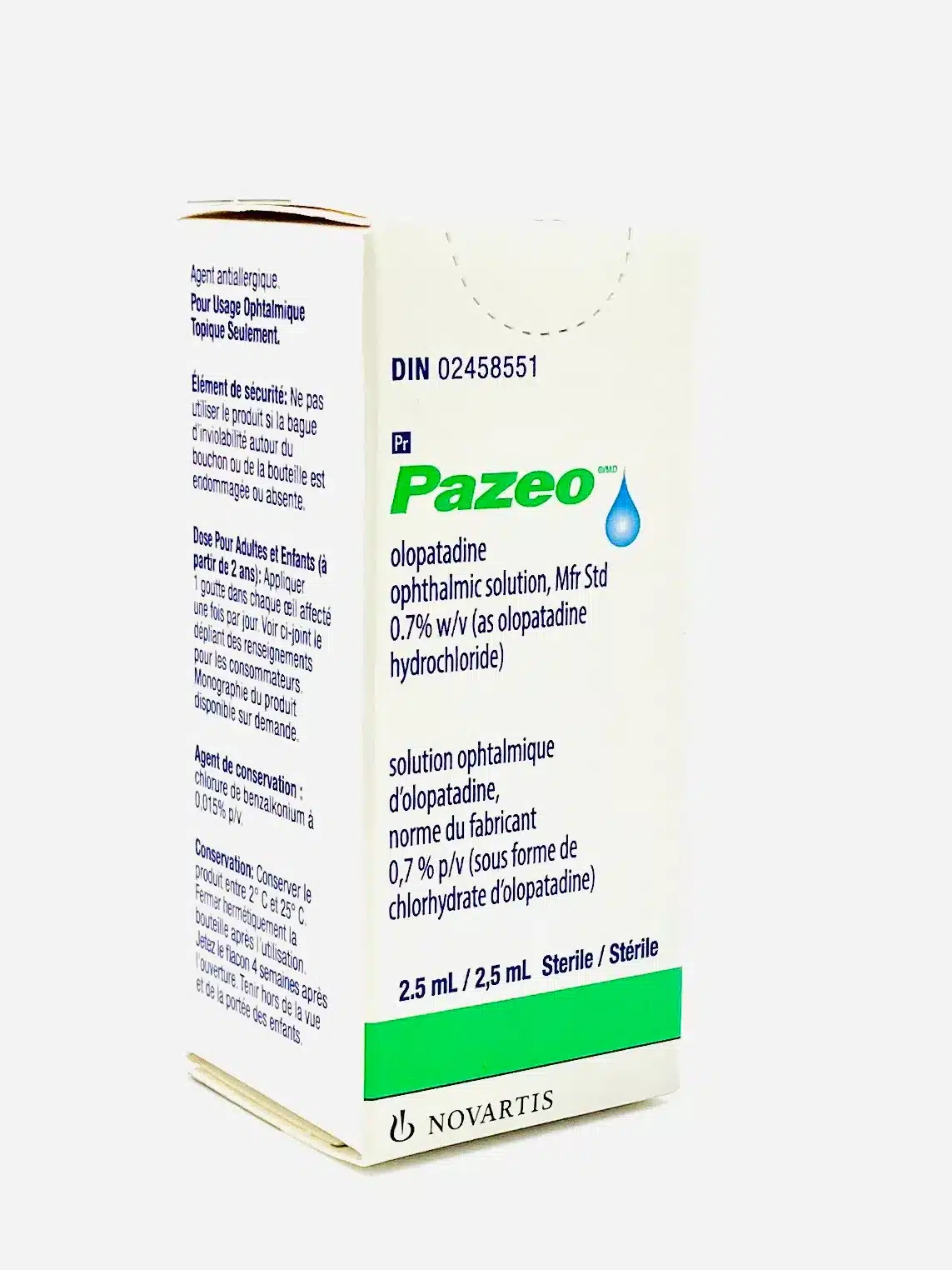 Buy Pazeo 0.7% (Olopadatine) from Canada Online - DrugsByCanada