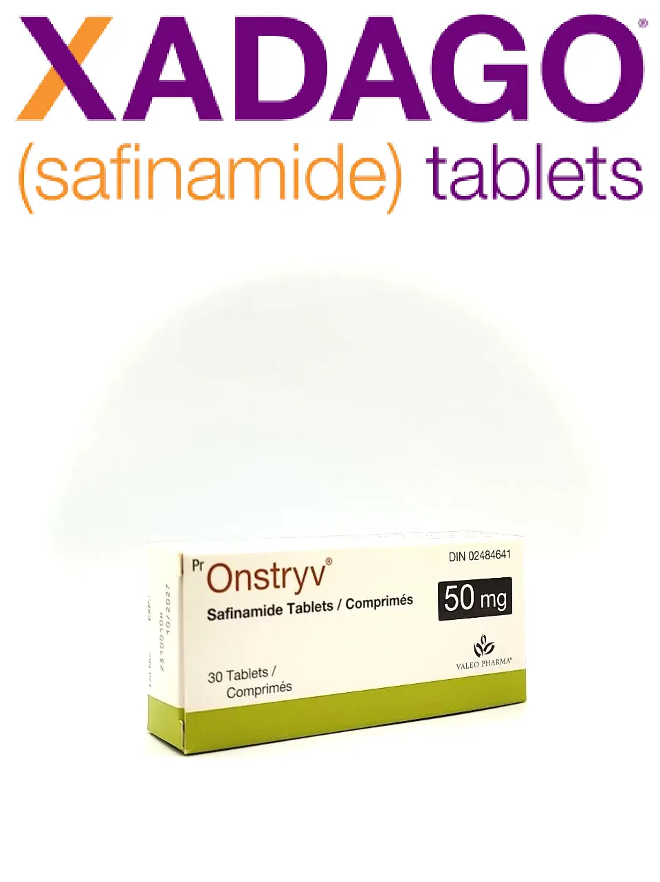 Buy Xadago (Onstryv - Safinamide) from Canada Online - DrugsByCanada